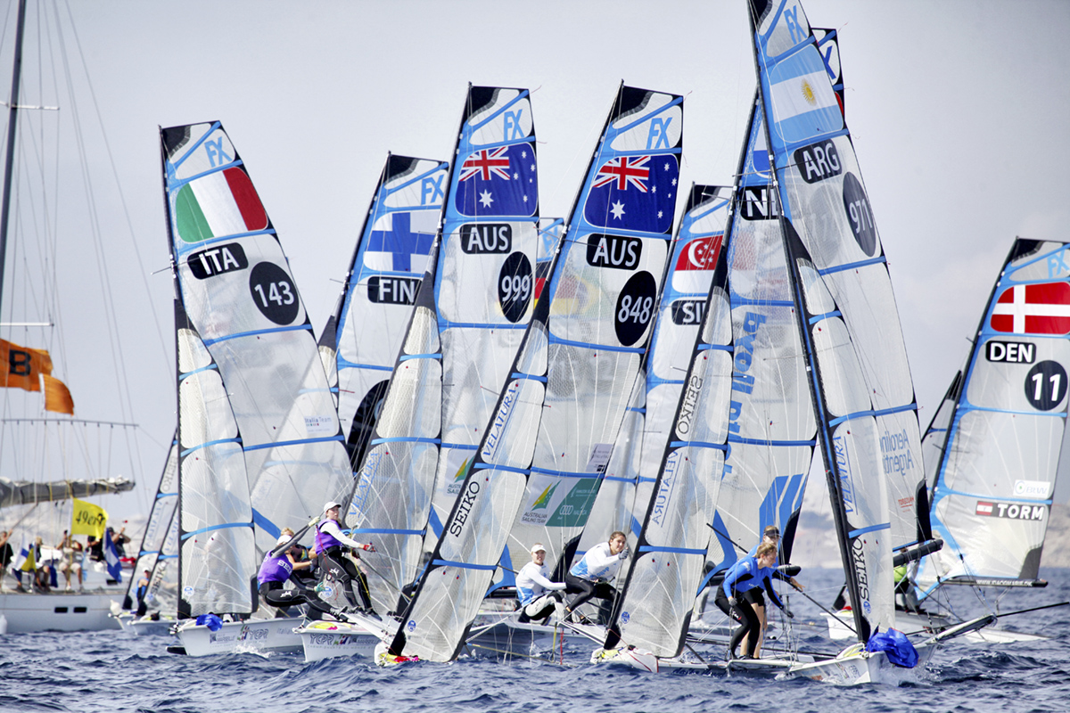 The 2013 Seiko 49er and 49erFX World Championships, 150 skiffs - 28 ...