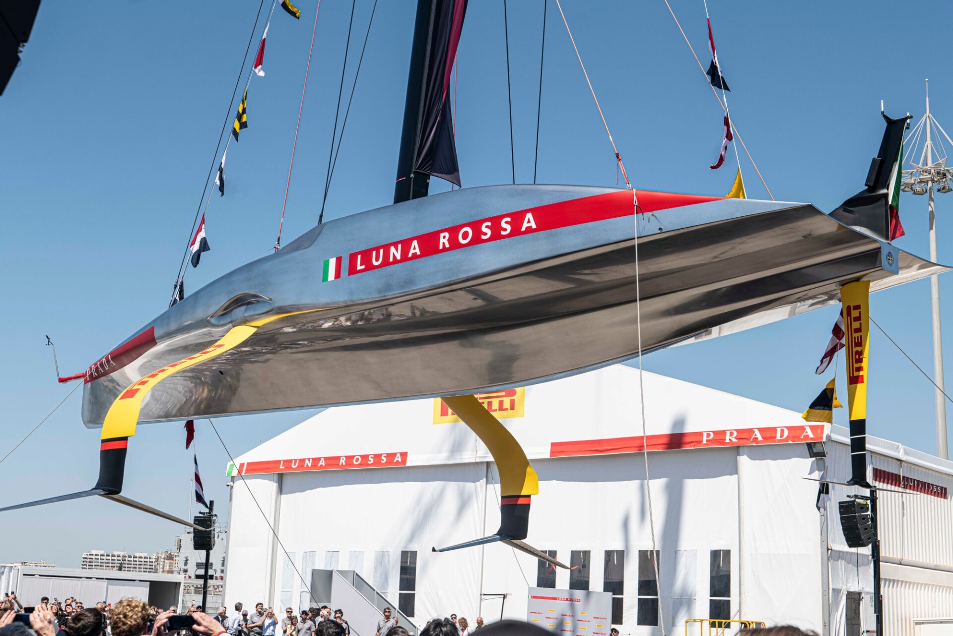 Italians splash their America's Cup AC75 >> Scuttlebutt Sailing News ...